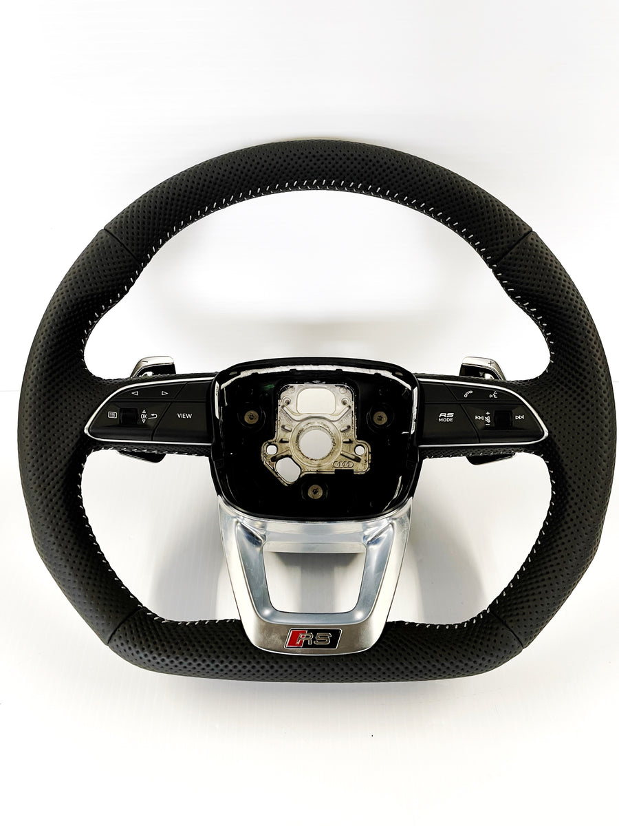 OEM Flat Bottom Steering Wheel for Audi Q7/SQ7/Q8/SQ8/RSQ8 – MTM USA LLC